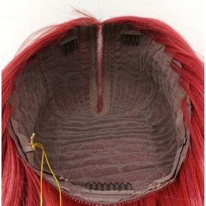 Accessories | Ruby Red Long Straight Heat Resistant Wig | Poshmark